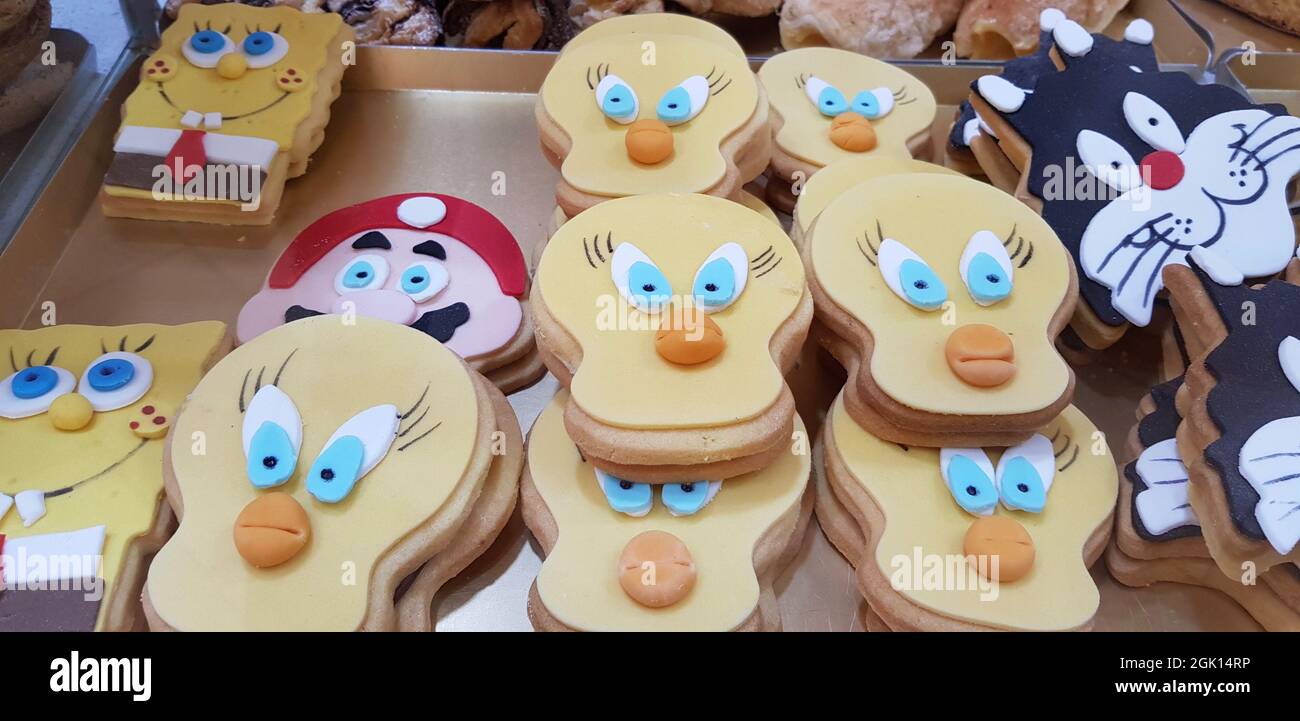 Cartoon cookie hi-res stock photography and images - Alamy