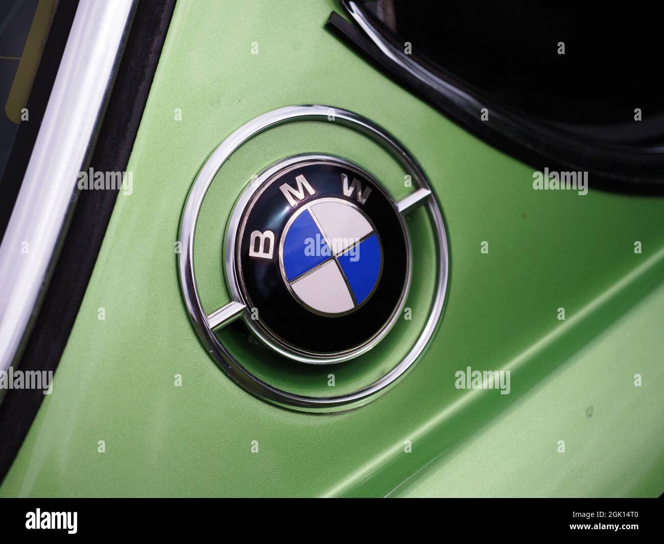 Close up of a BMW CSL sports car Stock Photo - Alamy