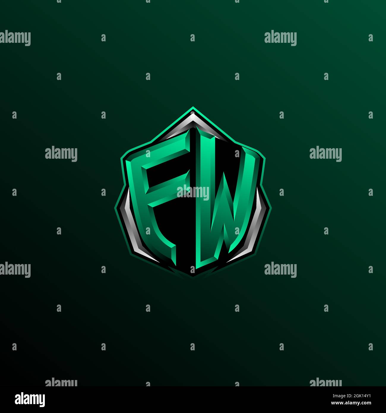 Initial FB logo design, Initial FB logo design with Circle style, Logo ...