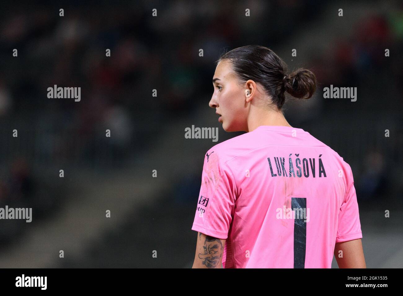 Prague, Czech Republic. 09th Sep, 2021. Goalkeeper Olivie Lukasova (1 ...