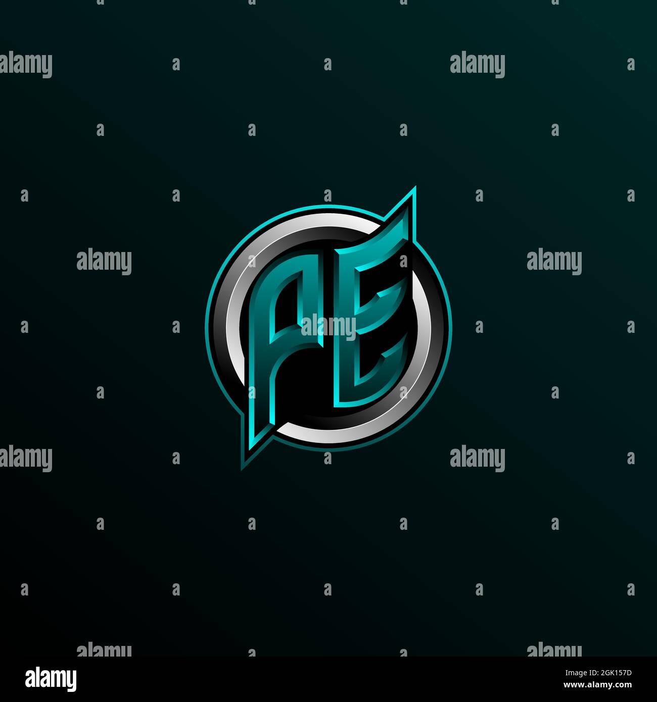 Initial PE logo design, Initial PE logo design with Circle style, Logo ...