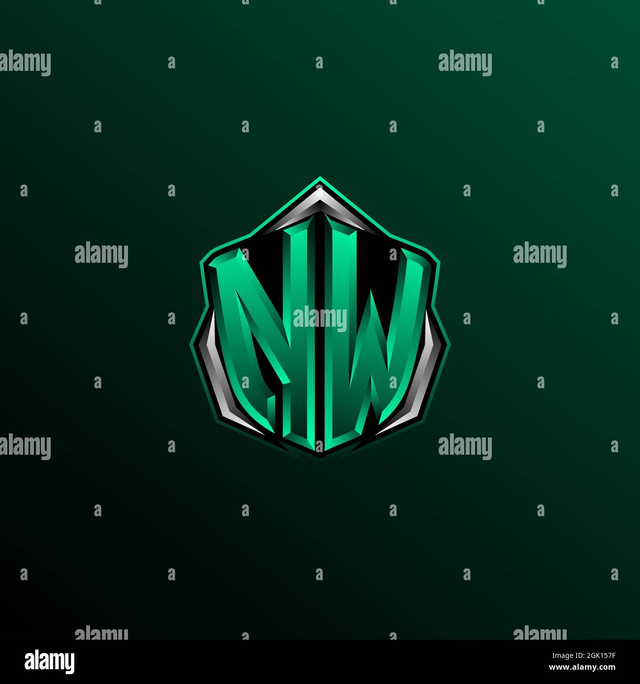 Initial NB logo design, Initial NB logo design with Circle style, Logo ...