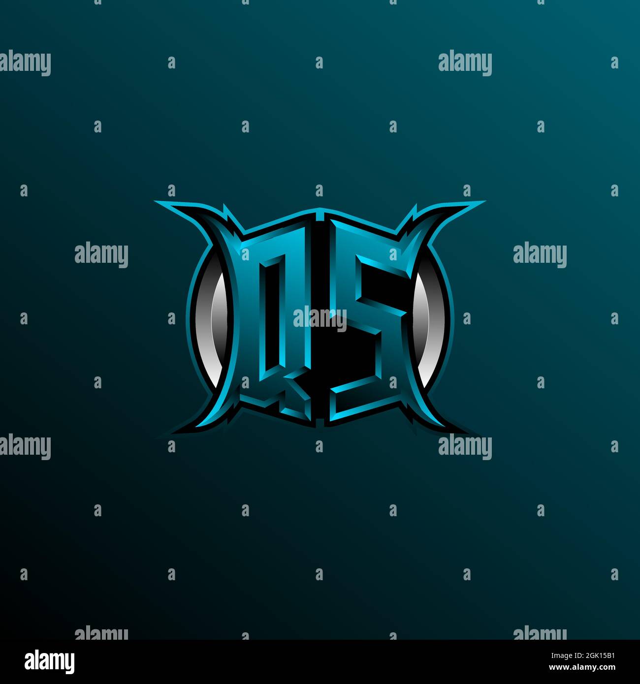 Initial QS logo design, Initial QS logo design with Circle style, Logo ...