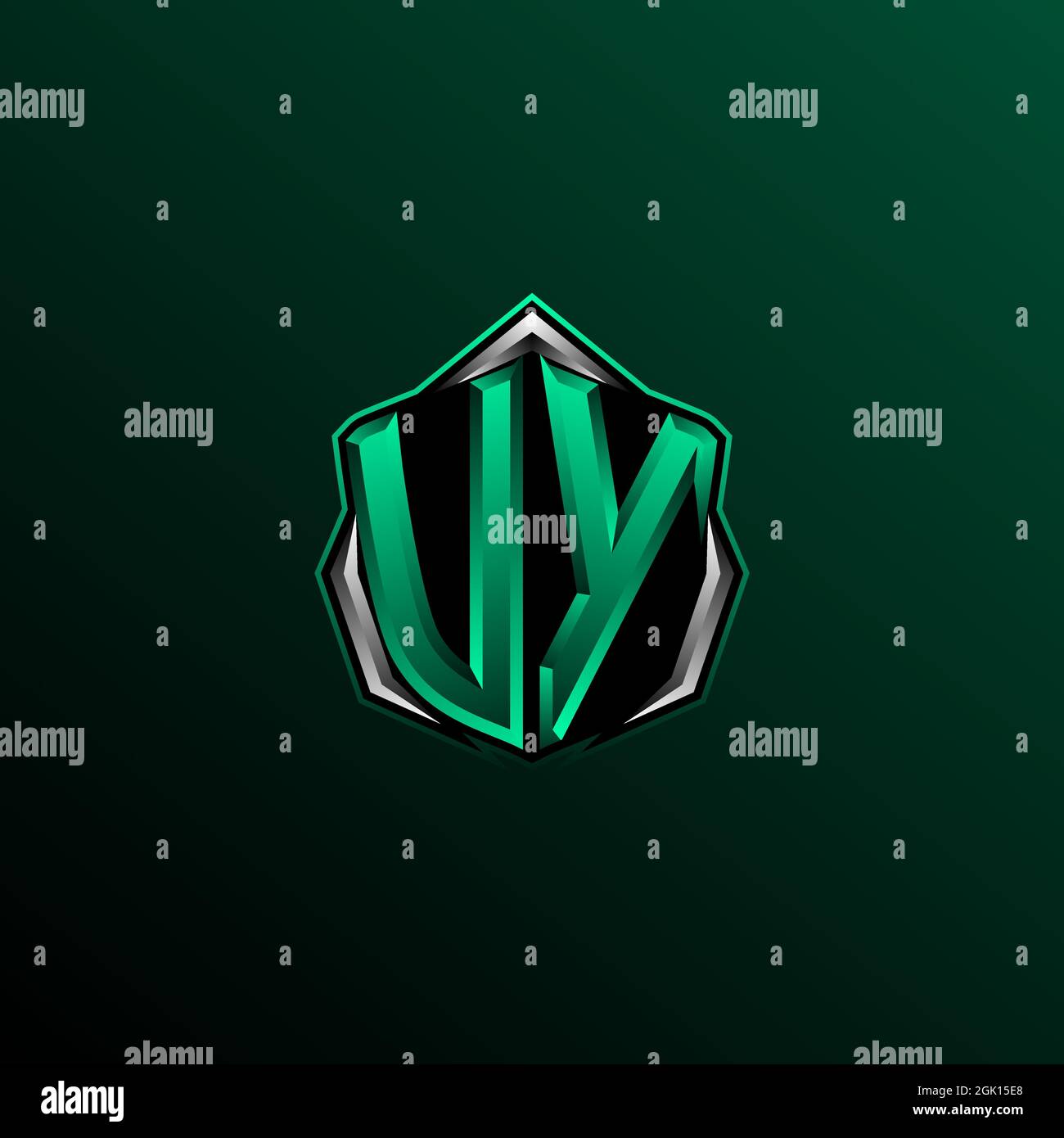 Initial VC logo design, Initial CV logo design with Circle style, Logo ...