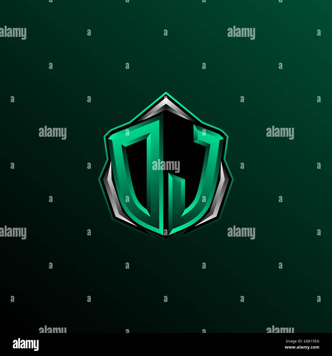 Initial DJ logo design, Initial OJ logo design with Circle style, Logo ...