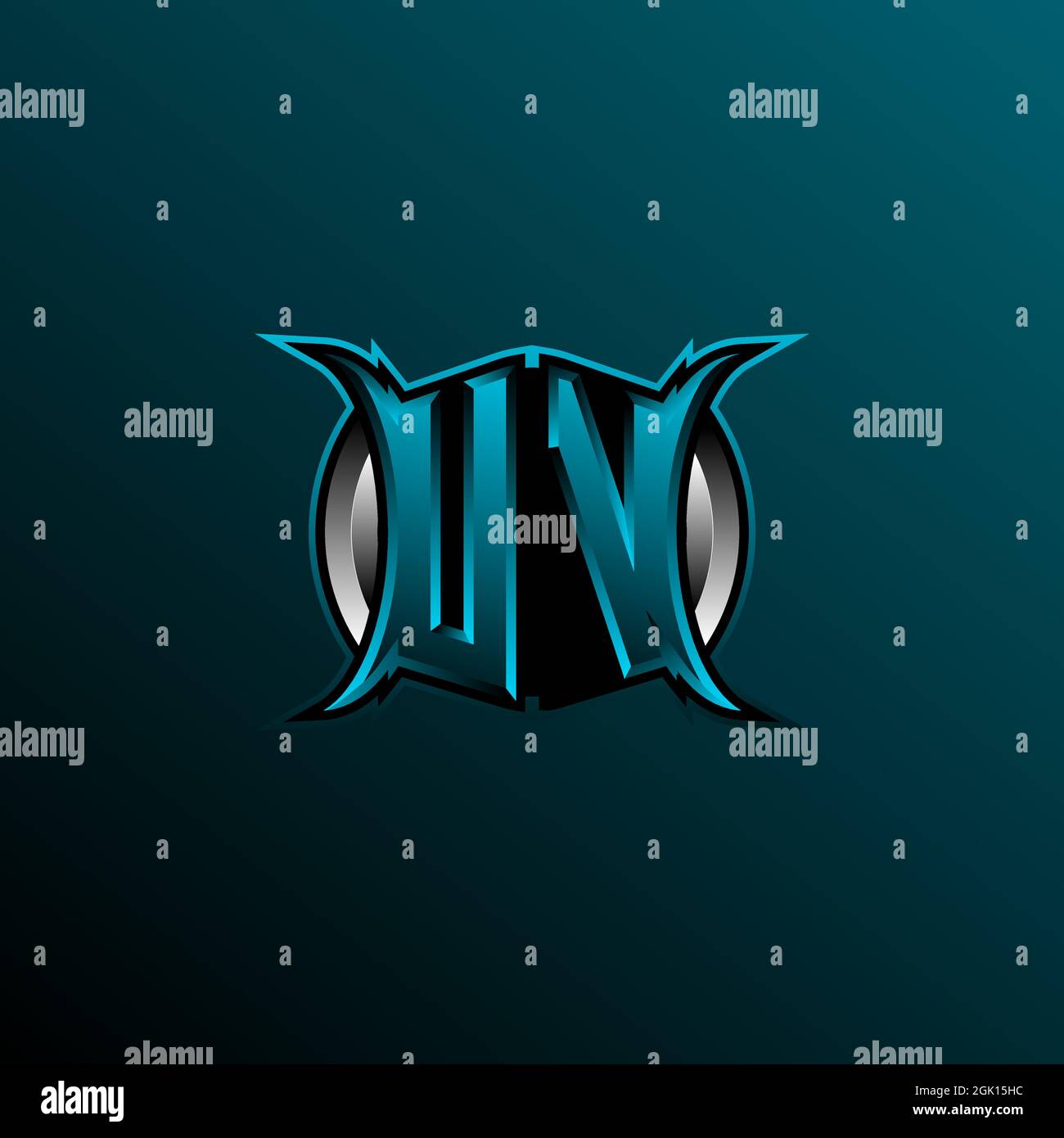 Initial UV logo design, Initial UV logo design with Circle style, Logo ...