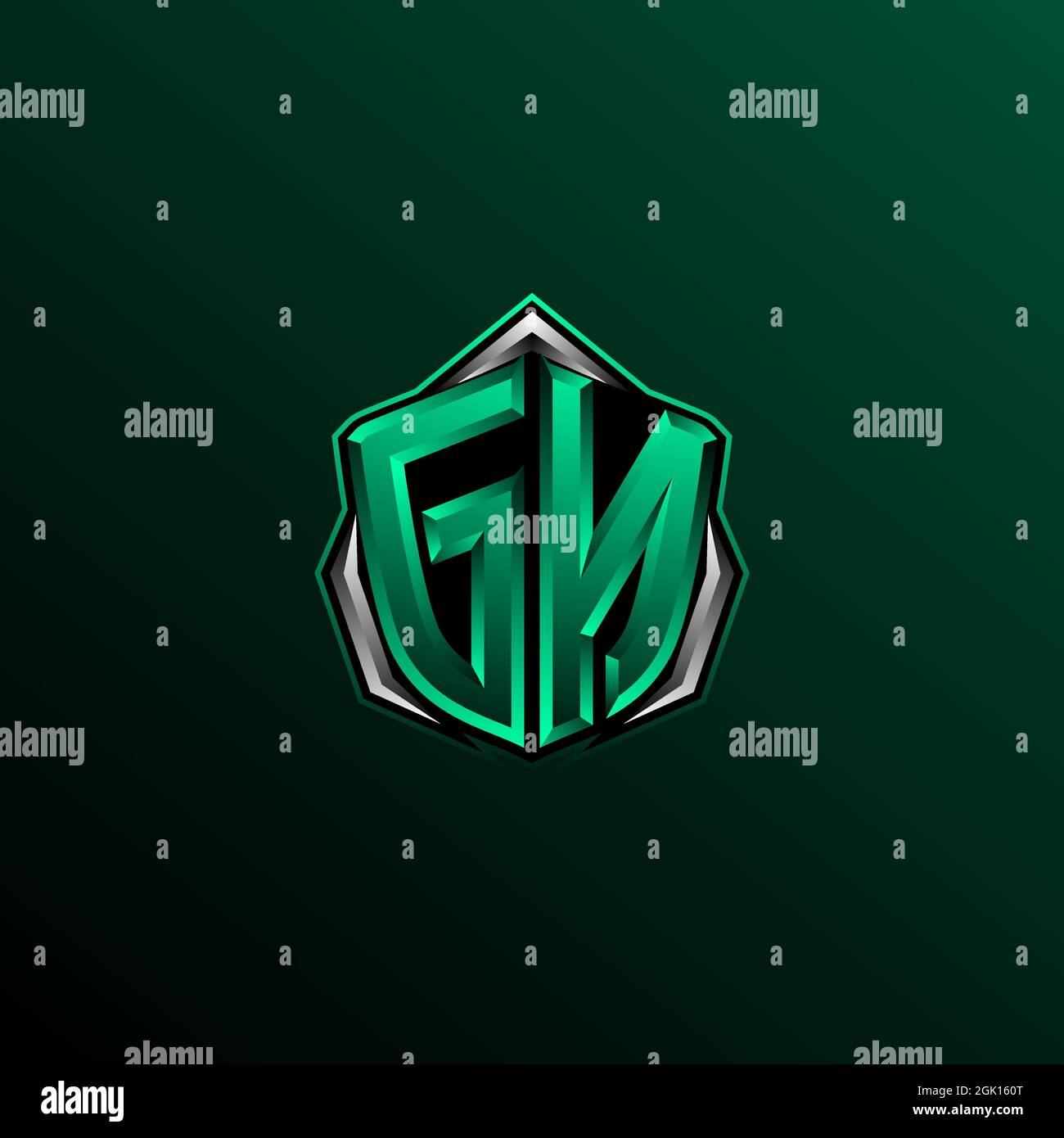 Initial GN logo design, Initial GN logo design with Circle style, Logo ...