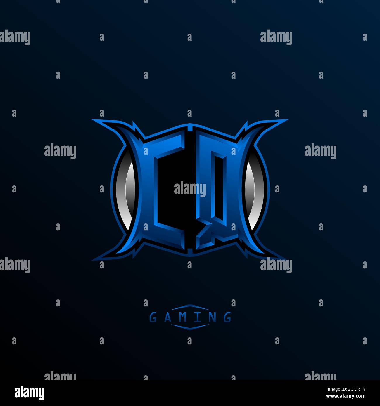 Initial CQ logo design, Initial CQ logo design with Cool style, Logo ...