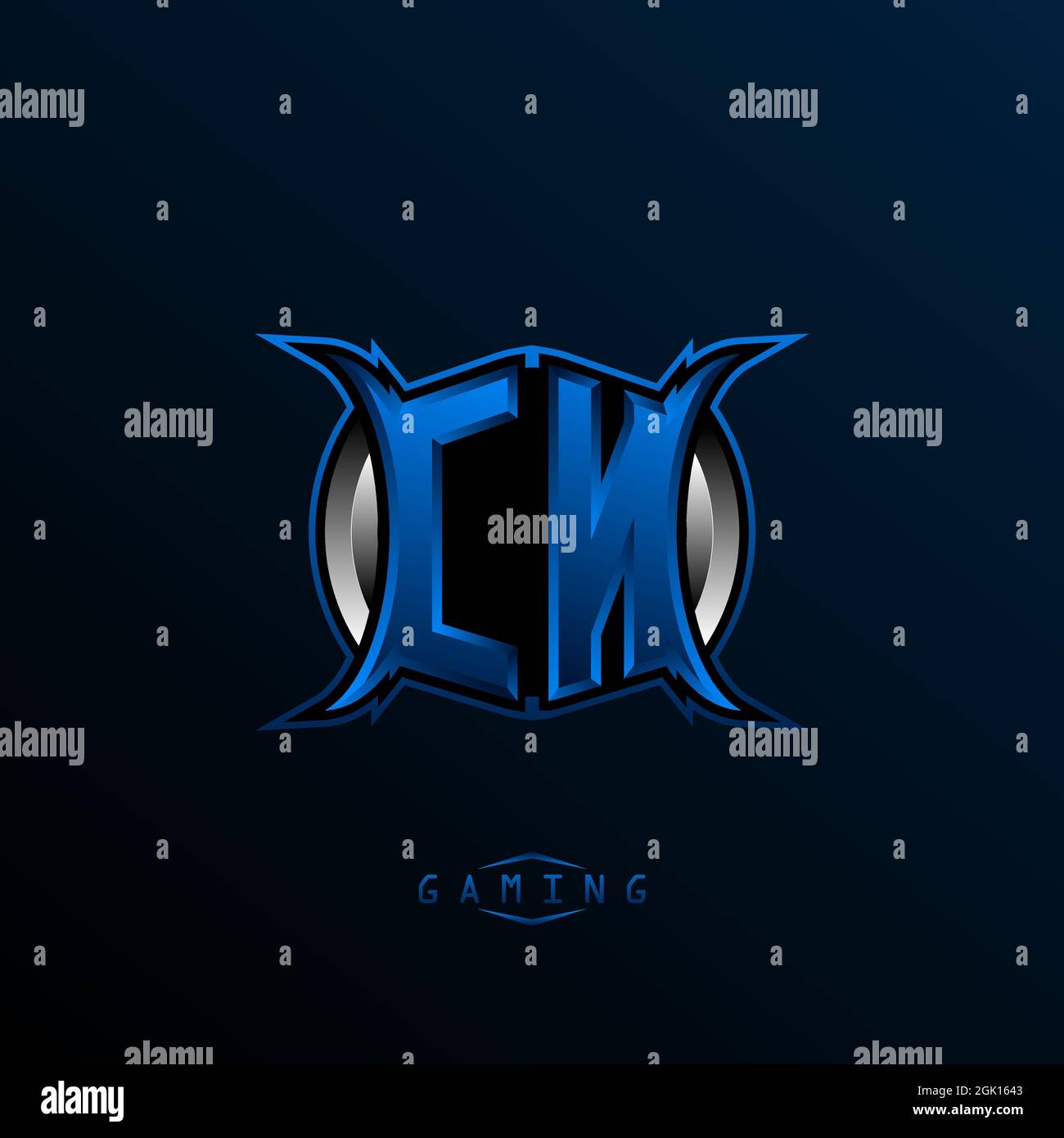 Initial CN logo design, Initial CN logo design with Cool style, Logo ...