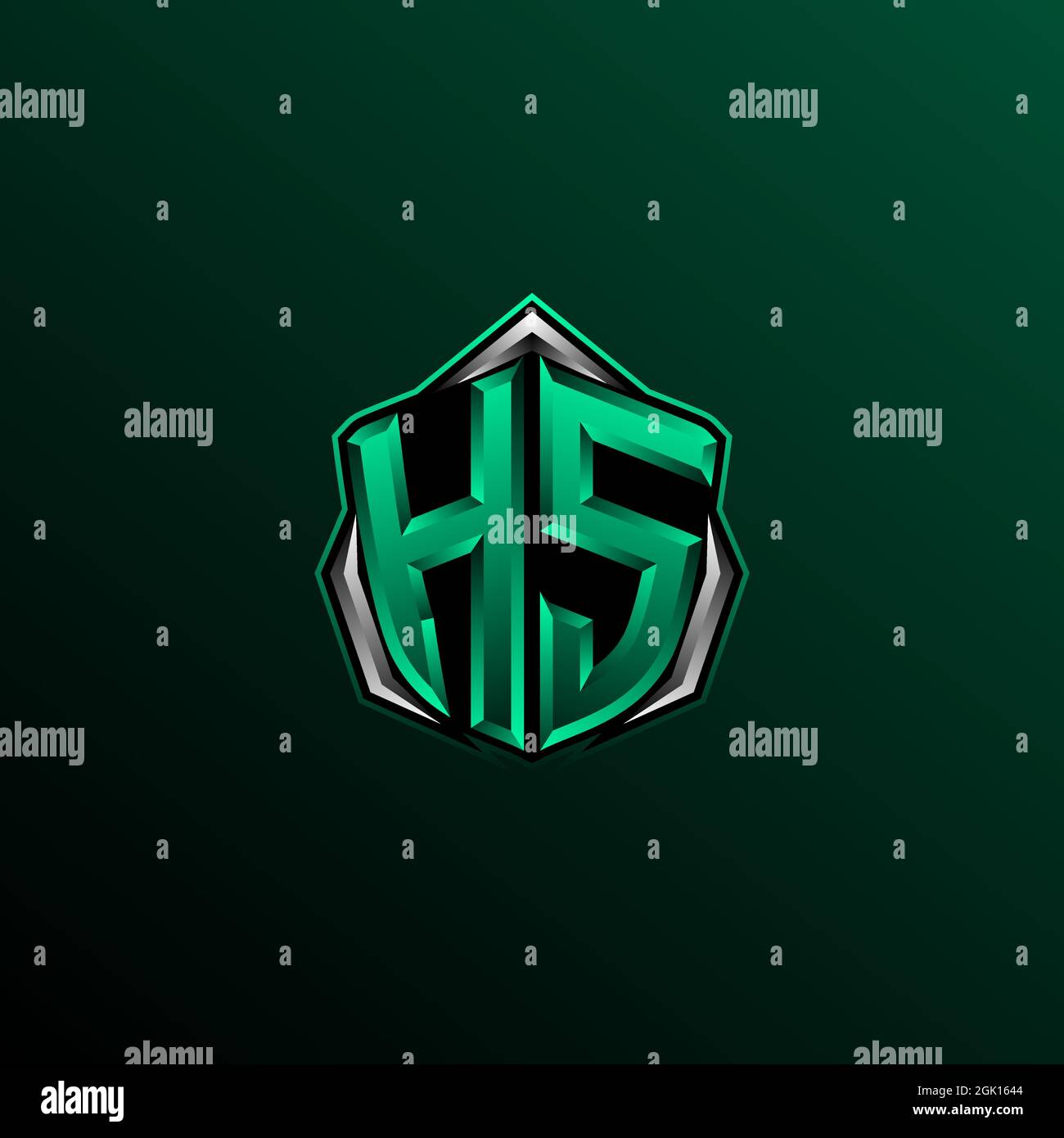 Initial HS logo design, Initial HS logo design with Circle style, Logo ...