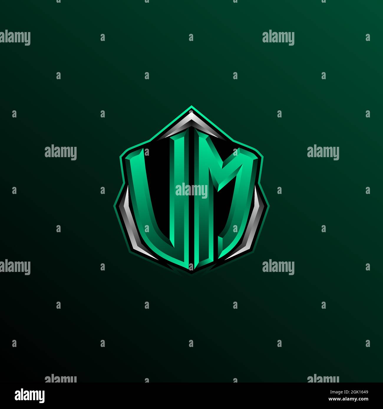 Initial VM logo design, Initial VM logo design with Circle style, Logo ...