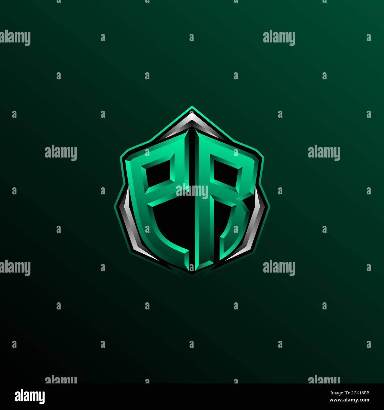 Pr gaming letters Stock Vector Images - Alamy