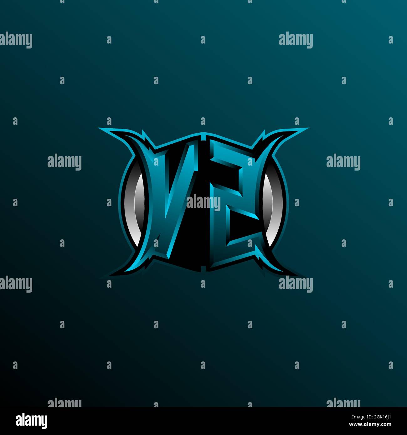 Initial VZ logo design, Initial VZ logo design with Circle style, Logo ...