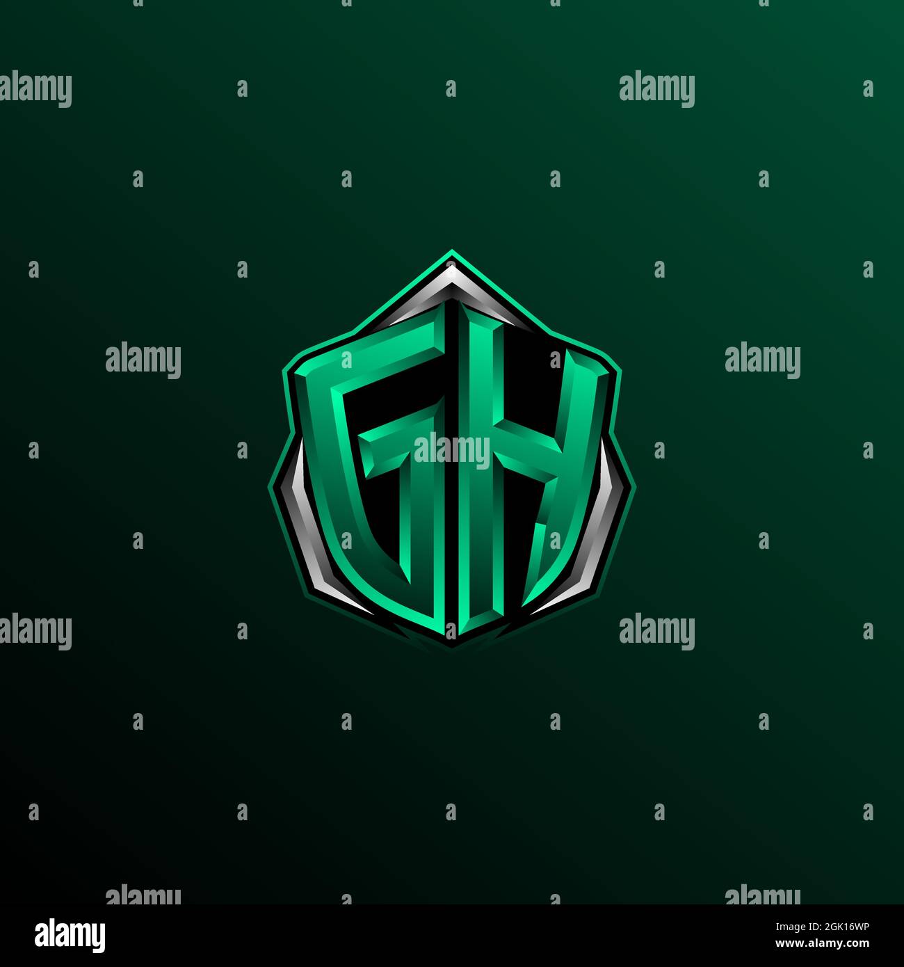Gh logo design hi-res stock photography and images - Alamy