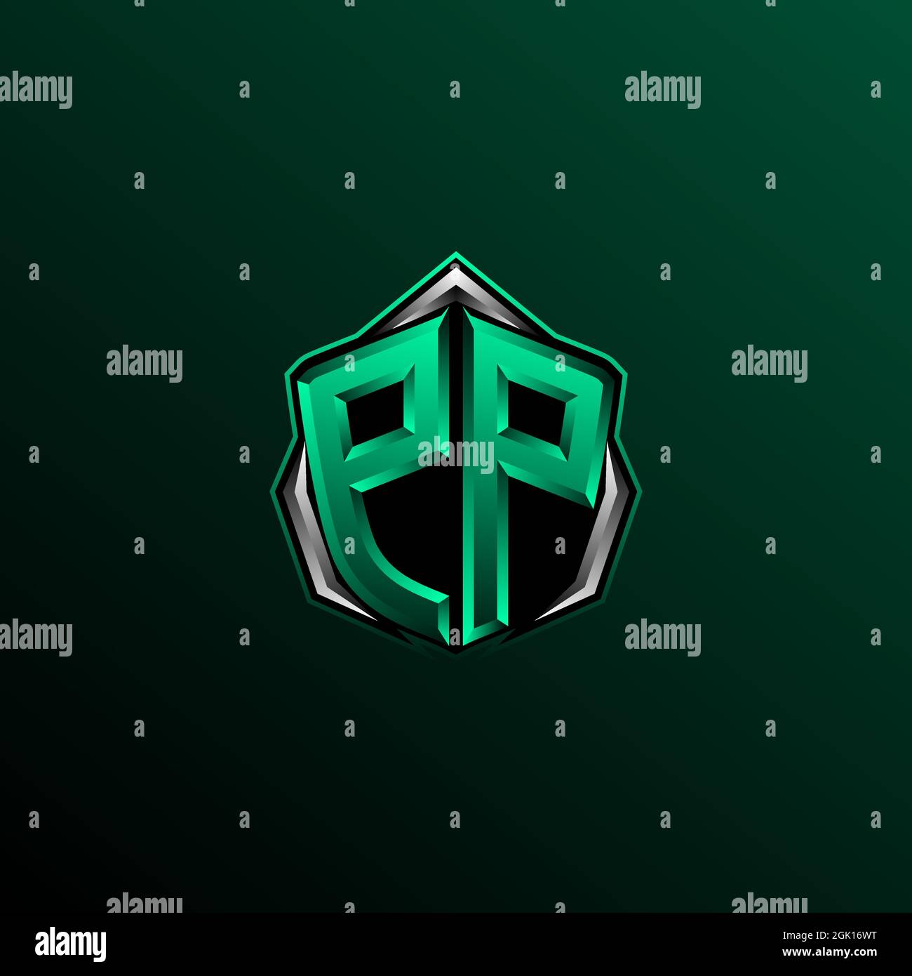 Initial PP logo design, Initial PP logo design with Circle style, Logo ...