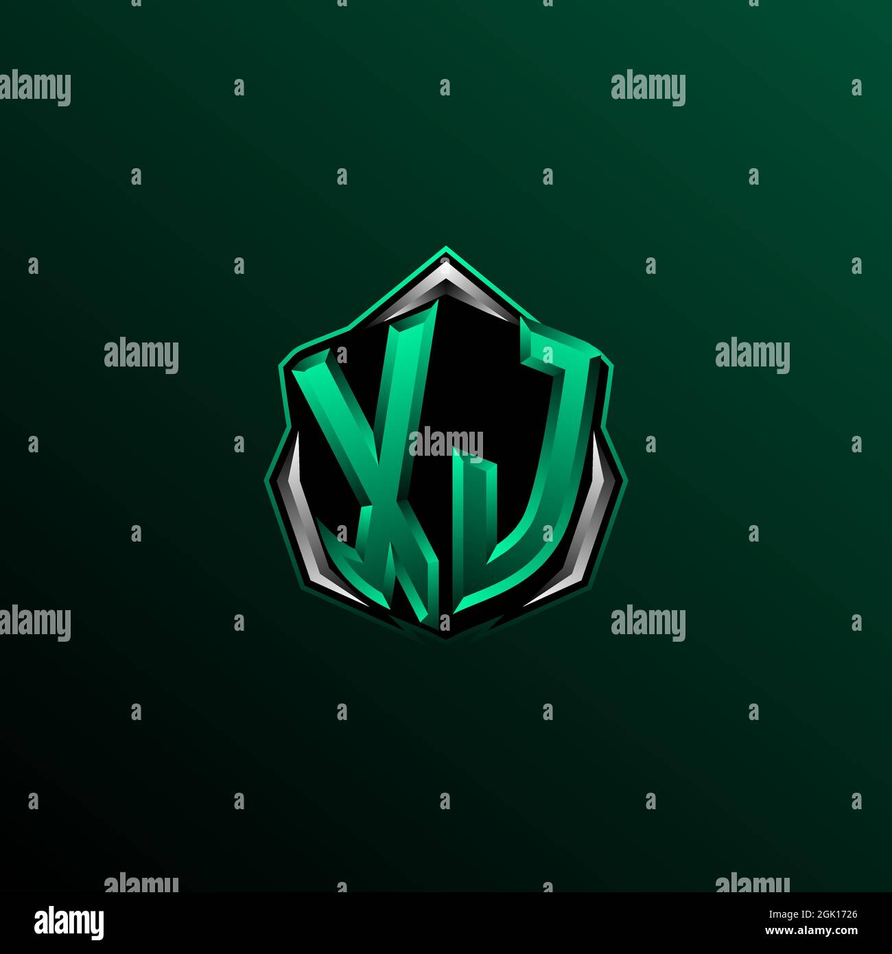 Xj gaming logo Stock Vector Images - Alamy