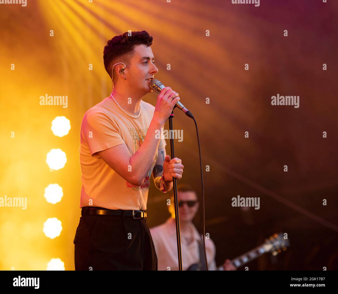 Glasgow, UK. 12th Sep, 2021. PICTURED: Joesef plays the King Tuts stage ...