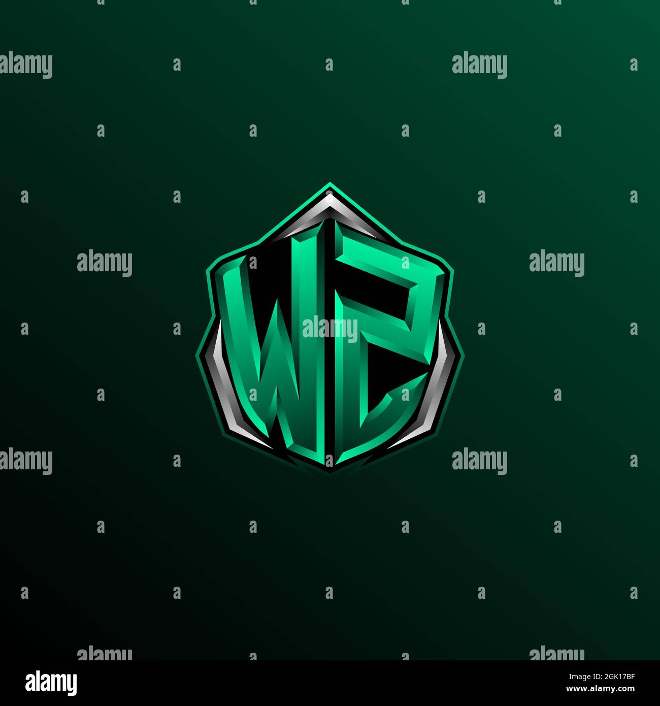 Initial WZ logo design, Initial WZ logo design with Shield style, Logo ...