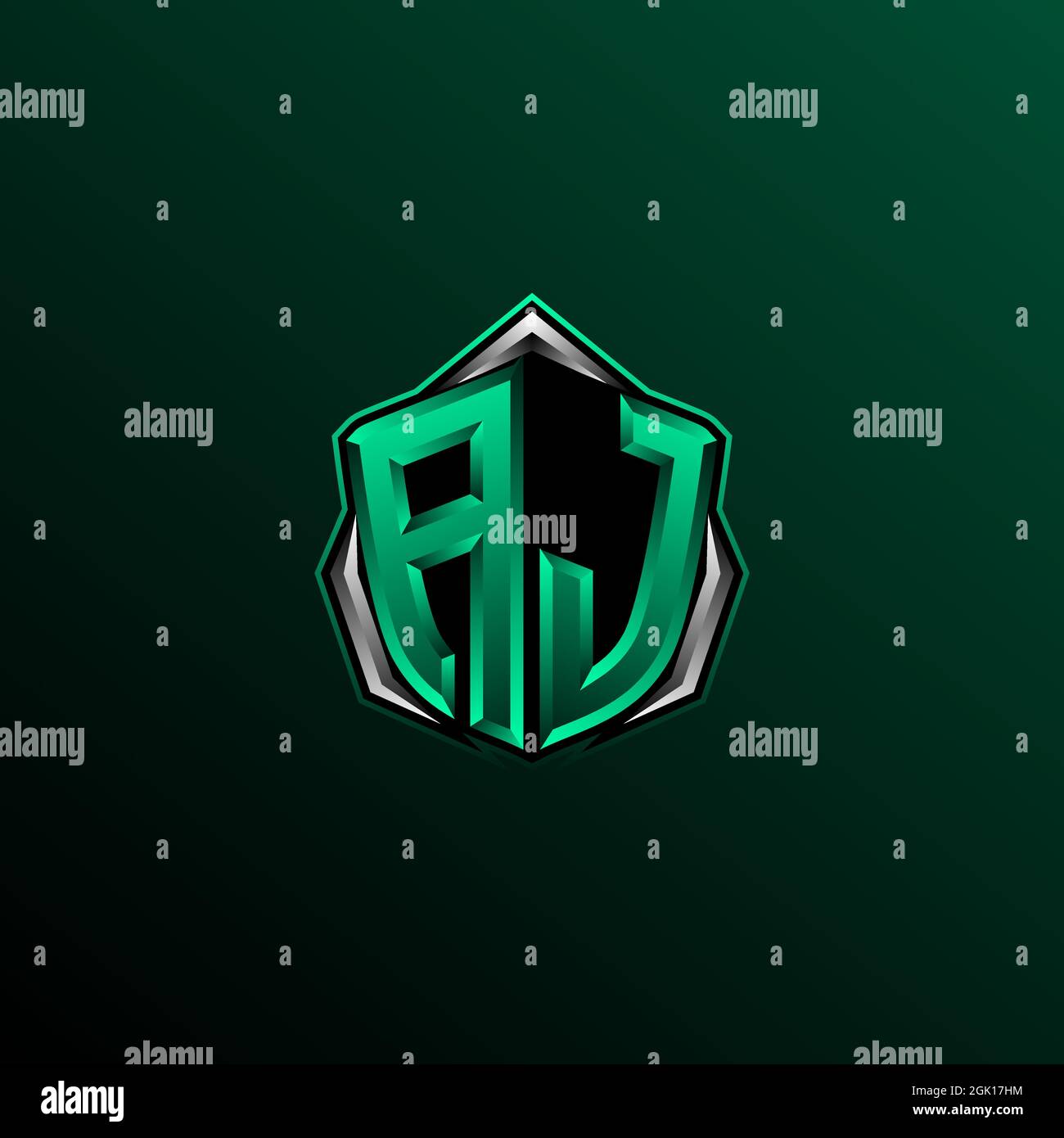 Initial AJ logo design, Initial AJ logo design with Circle style, Logo ...