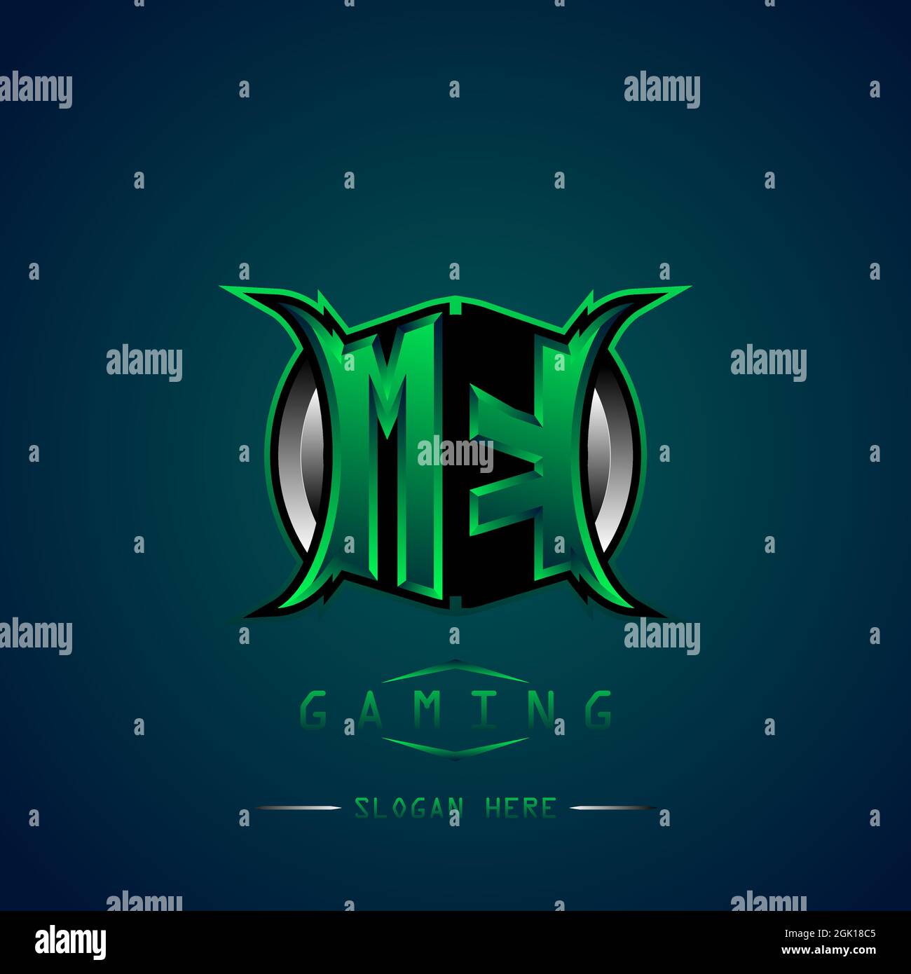 MK Initial Logo Design Cool style, Logo for game, esport, initial ...