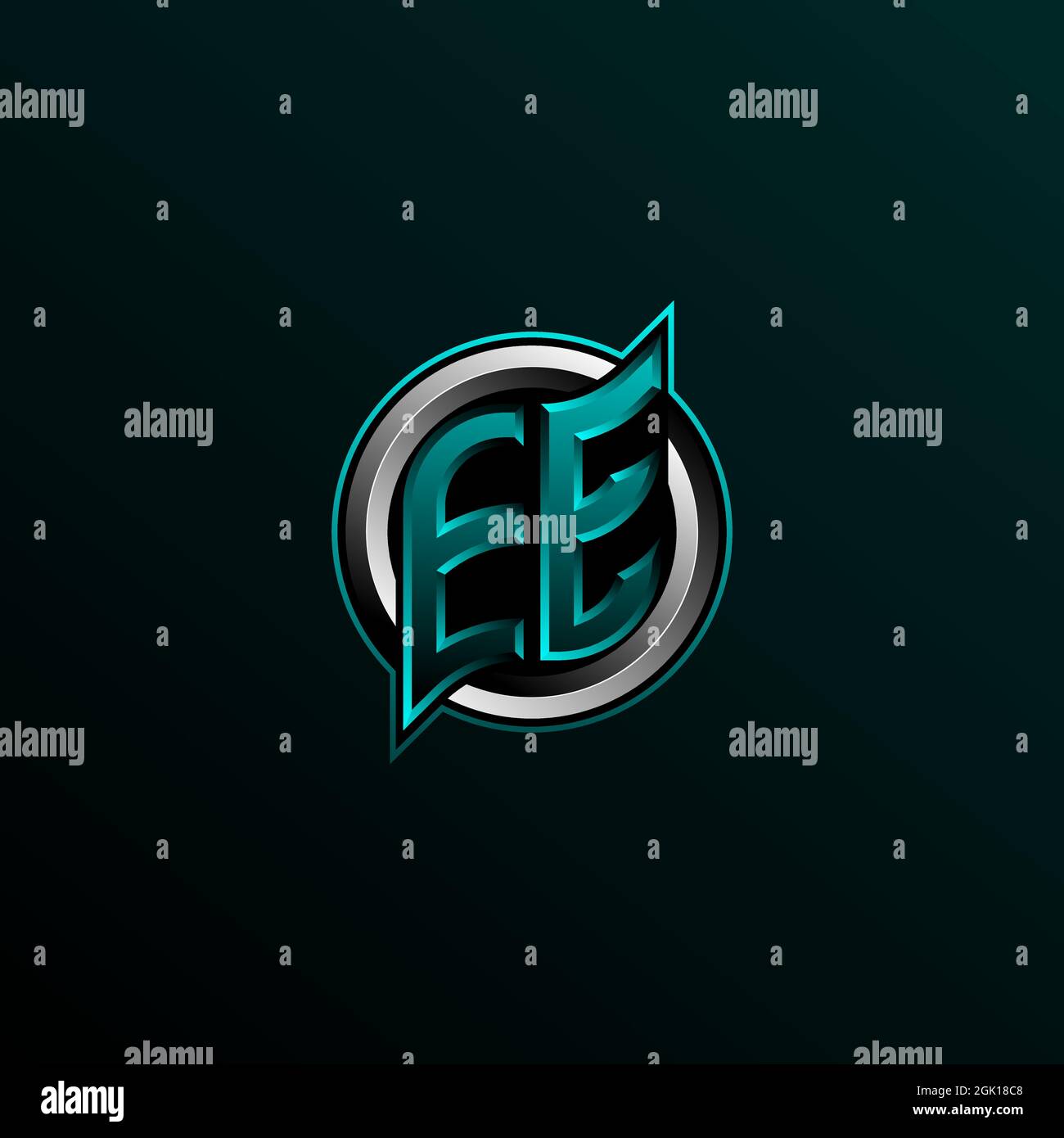 Initial EE logo design, Initial EE logo design with Circle style, Logo ...