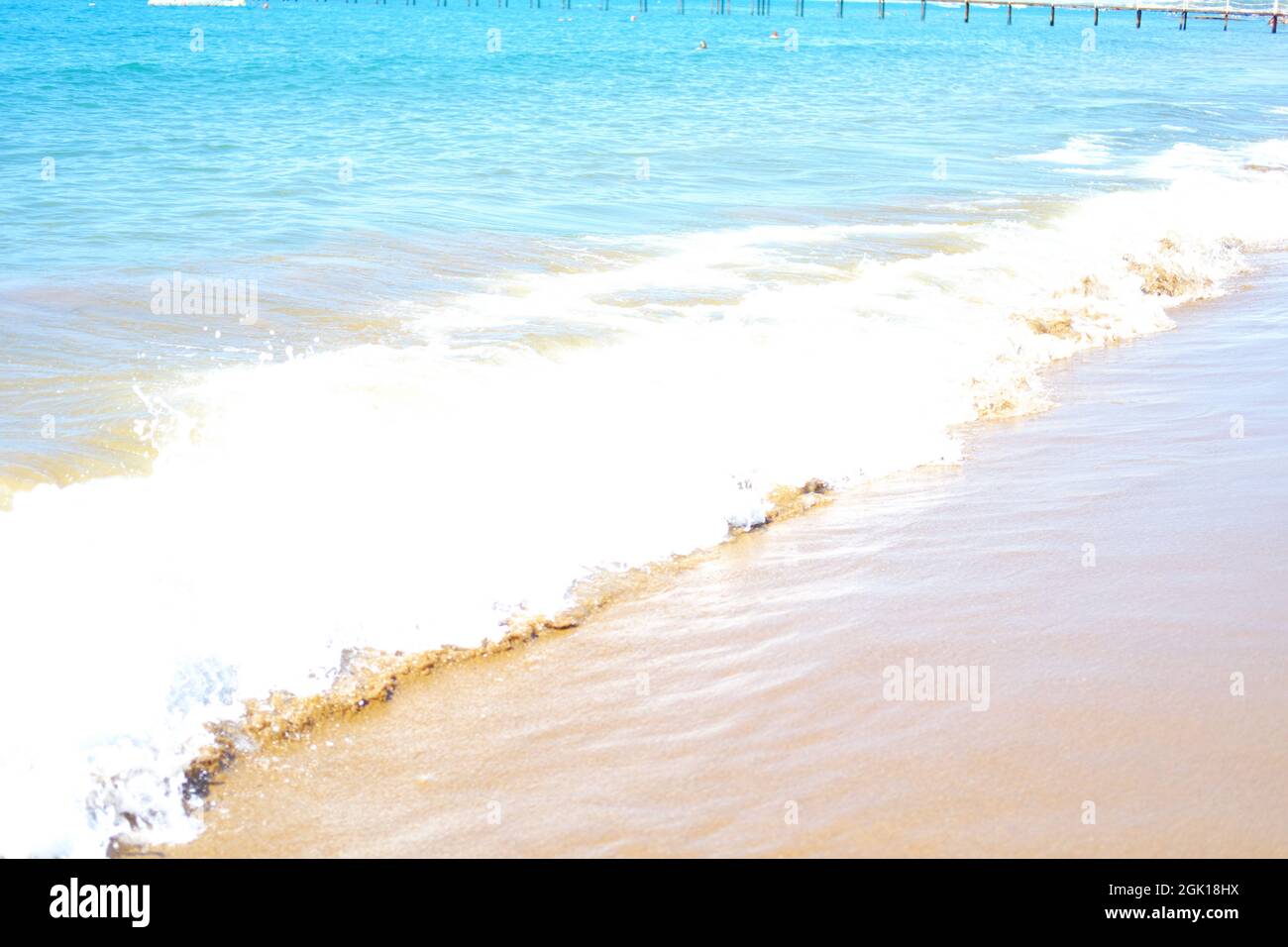 Beach water bubbles hi-res stock photography and images - Alamy
