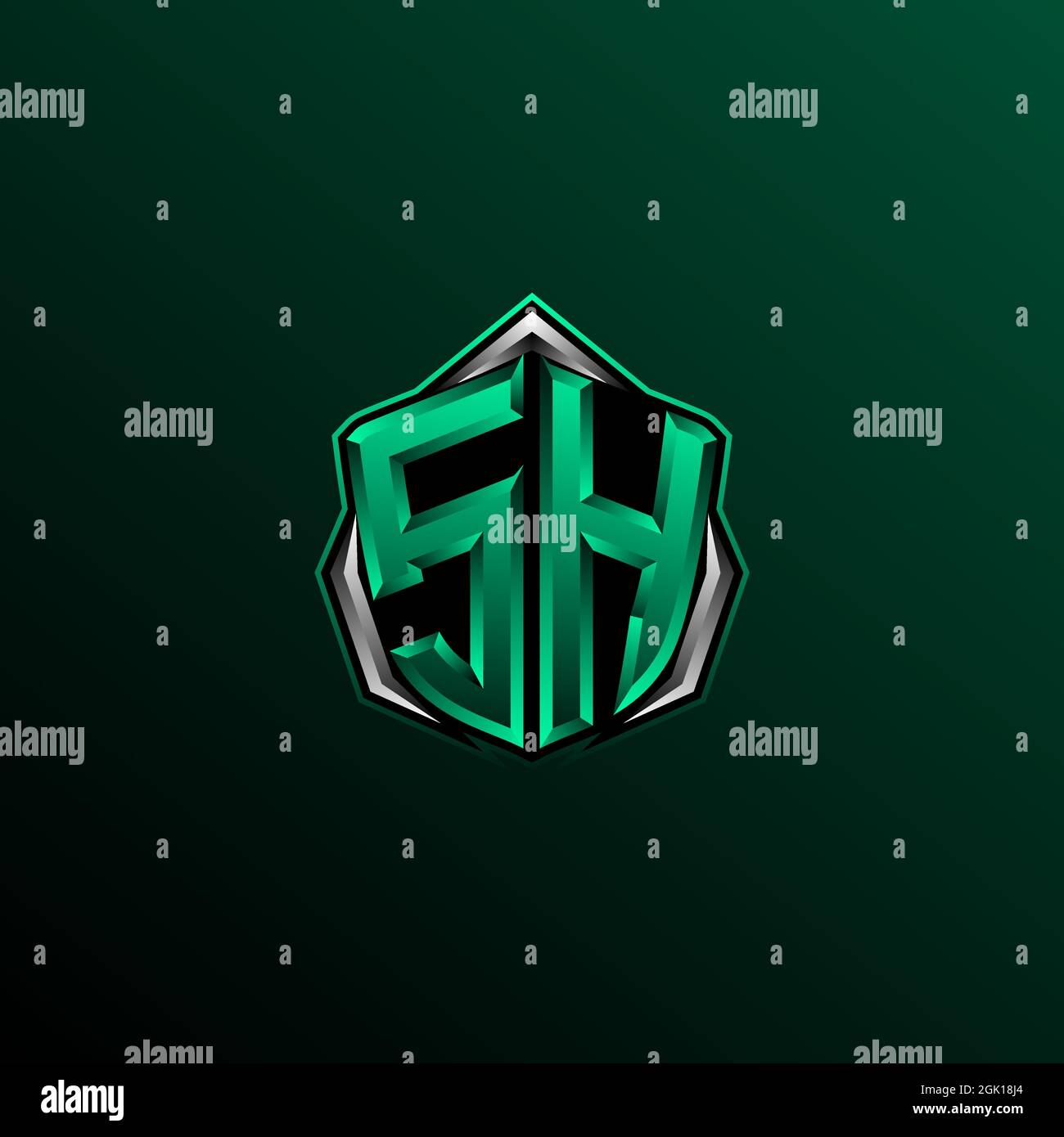 Initial SH logo design, Initial SH logo design with Shield style, Logo ...