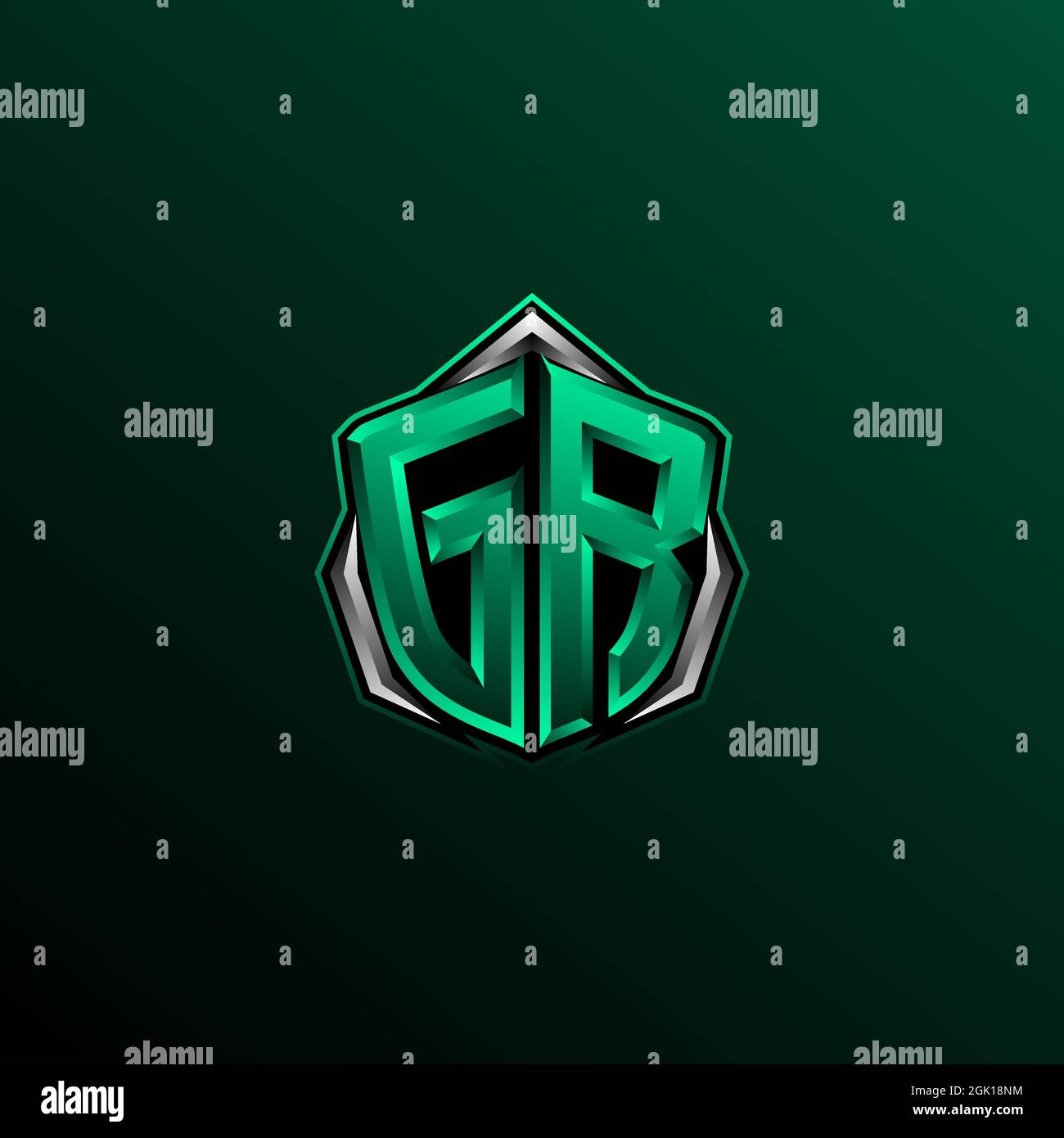 Initial GR logo design, Initial GR logo design with Circle style, Logo ...