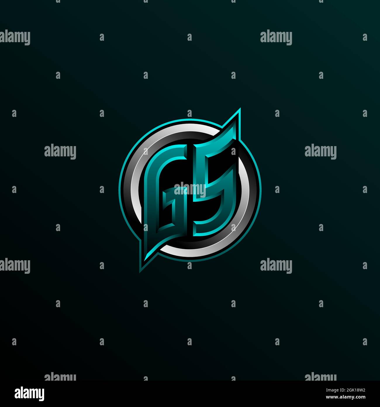 Initial GS logo design, Initial GS logo design with Circle style, Logo ...