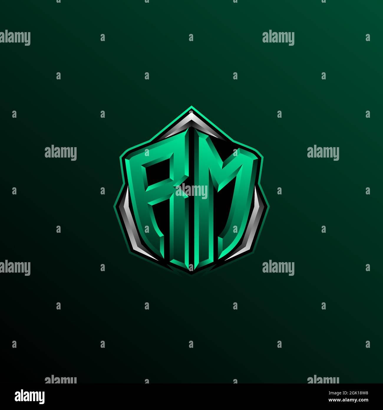 Initial RM logo design, Initial RM logo design with Circle style, Logo ...