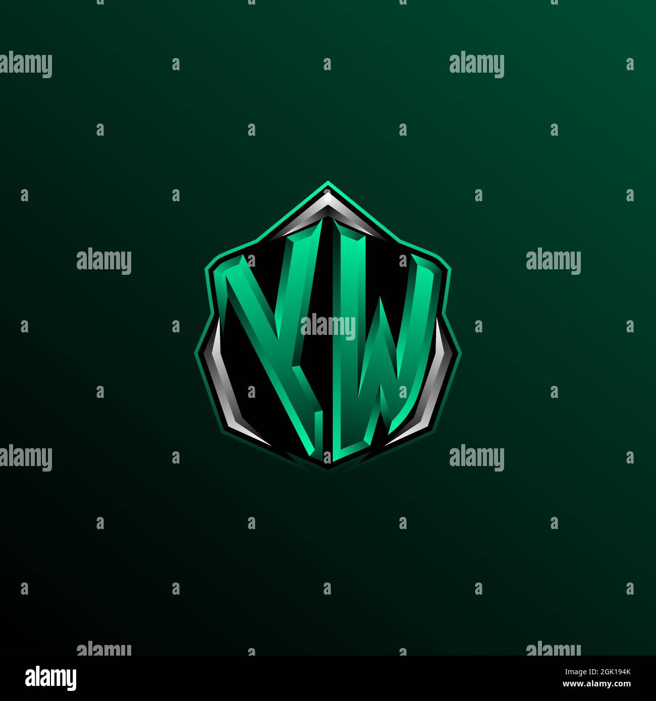 Initial YW logo design, Initial YW logo design with Shield style, Logo ...