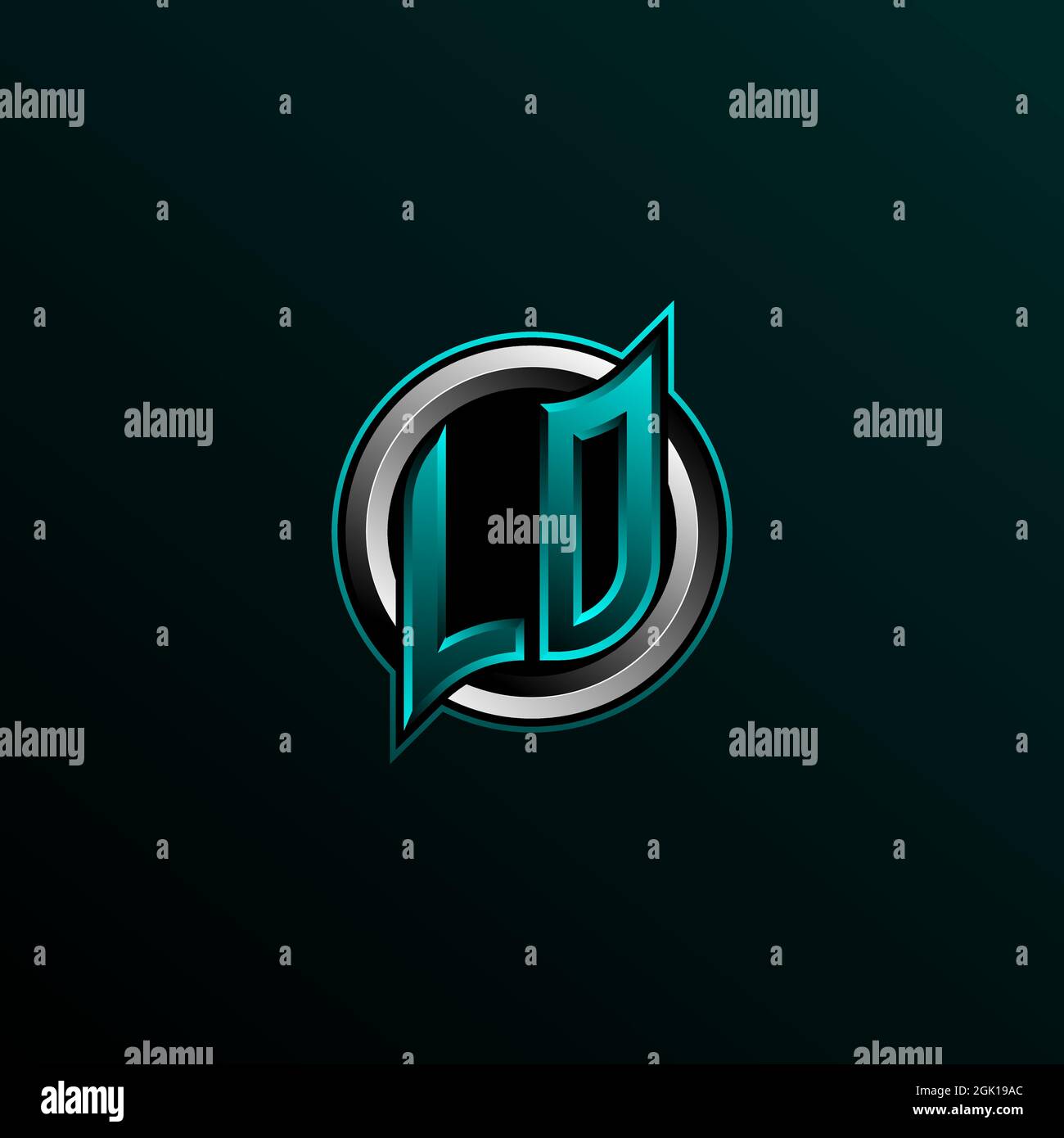 Initial LD logo design, Initial LD logo design with Circle style, Logo ...