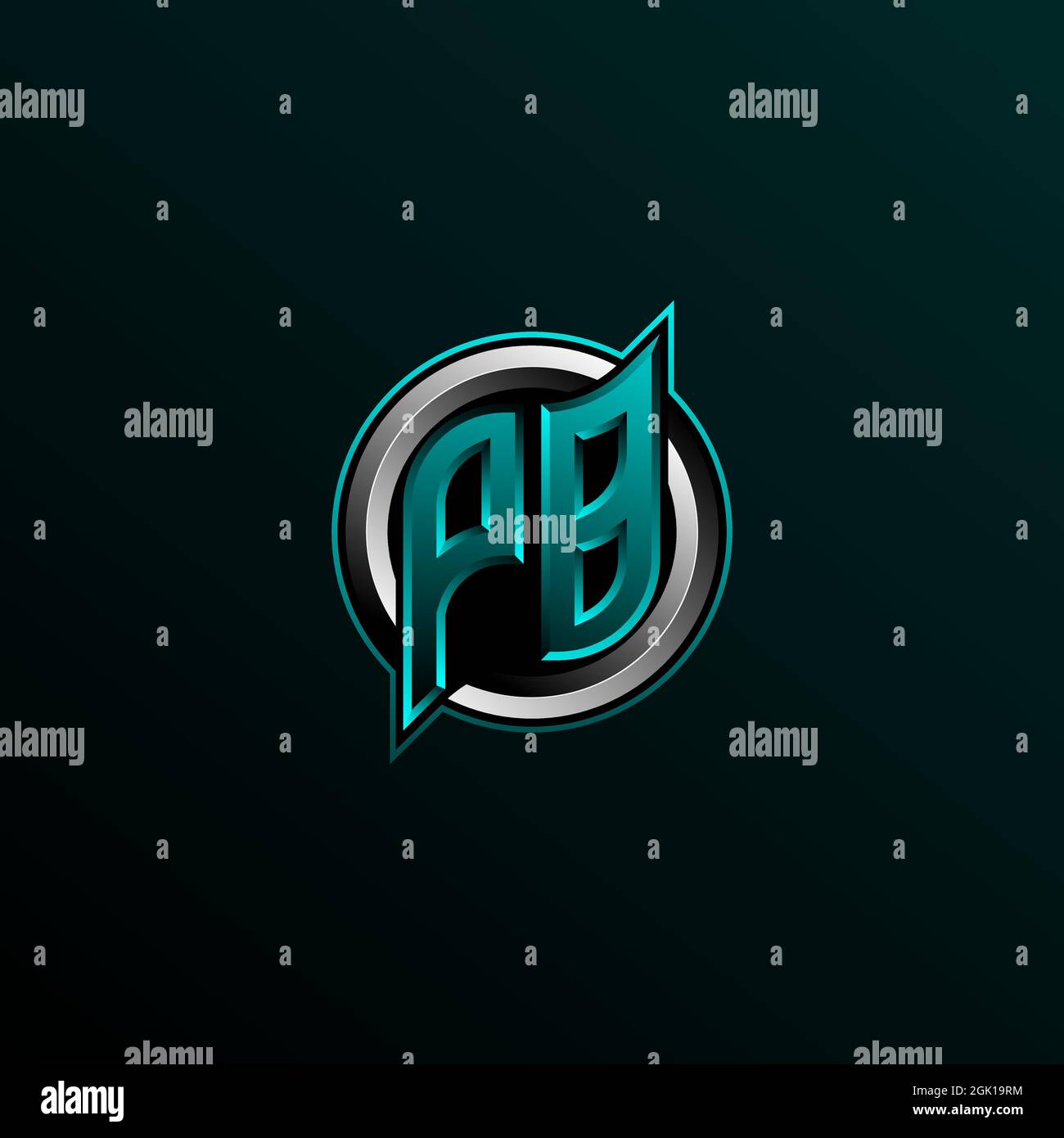 Initial PB logo design, Initial PB logo design with Circle style, Logo ...