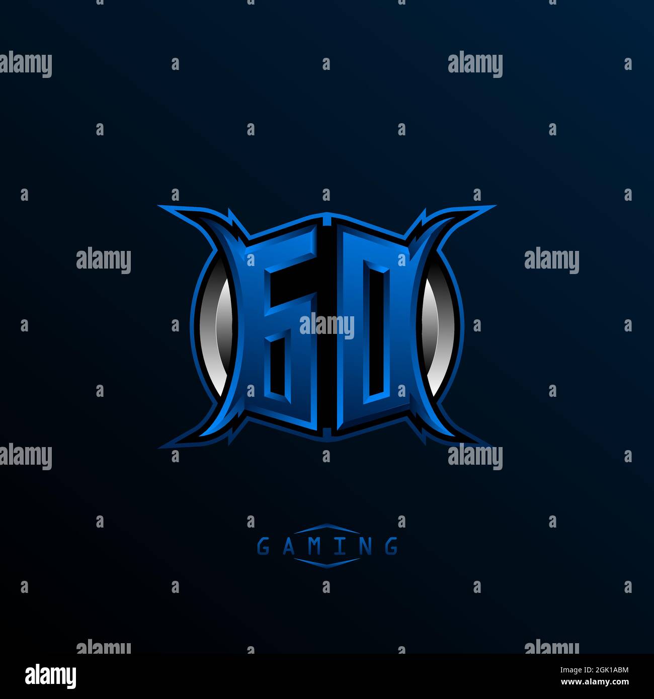 Initial GD logo design, Initial GO logo design with Cool style, Logo ...