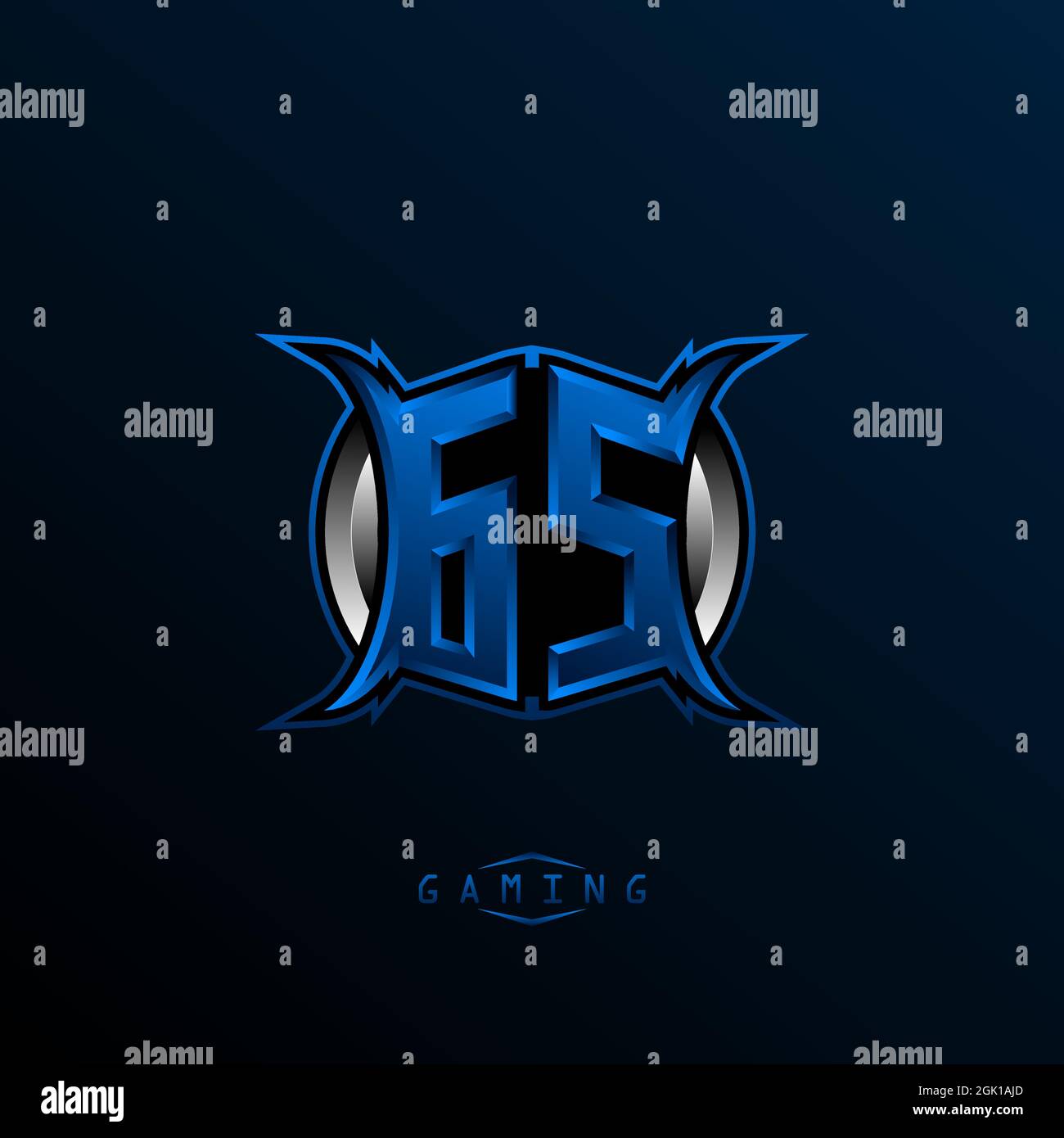 Initial GS logo design, Initial GS logo design with Cool style, Logo ...