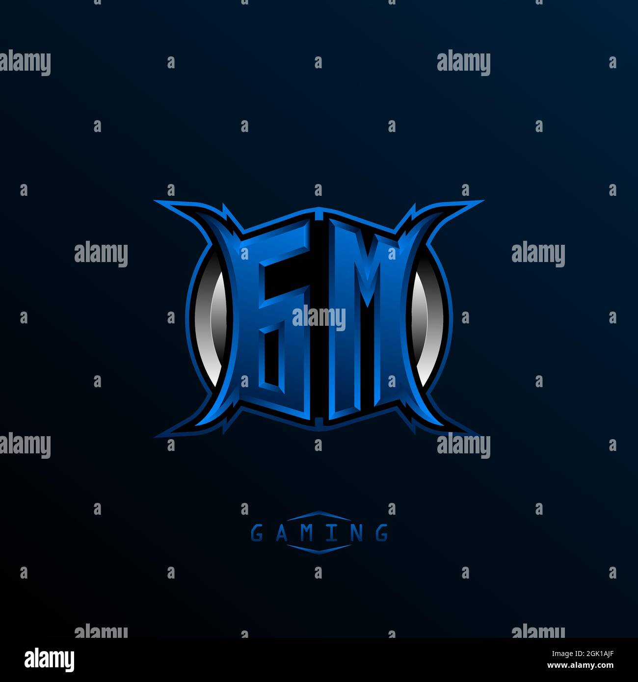 Initial GM logo design, Initial GM logo design with Cool style, Logo ...