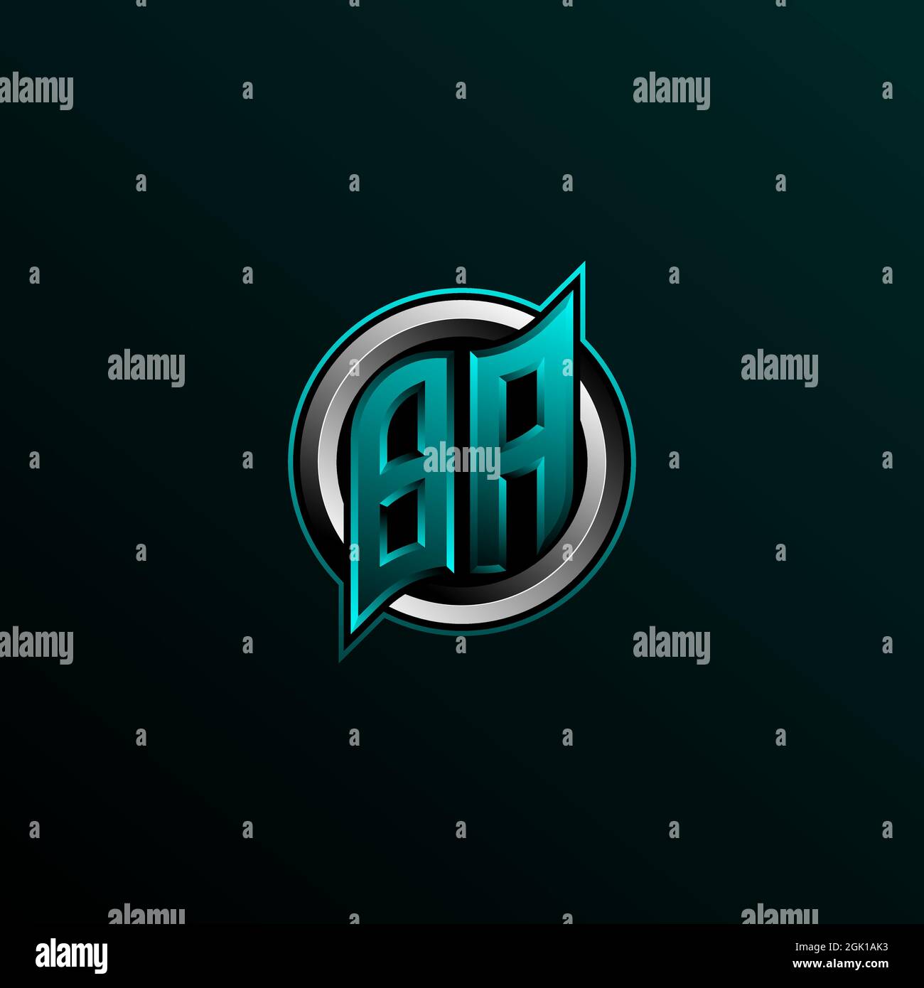 Initial BA logo design, Initial BA logo design with Circle style, Logo ...