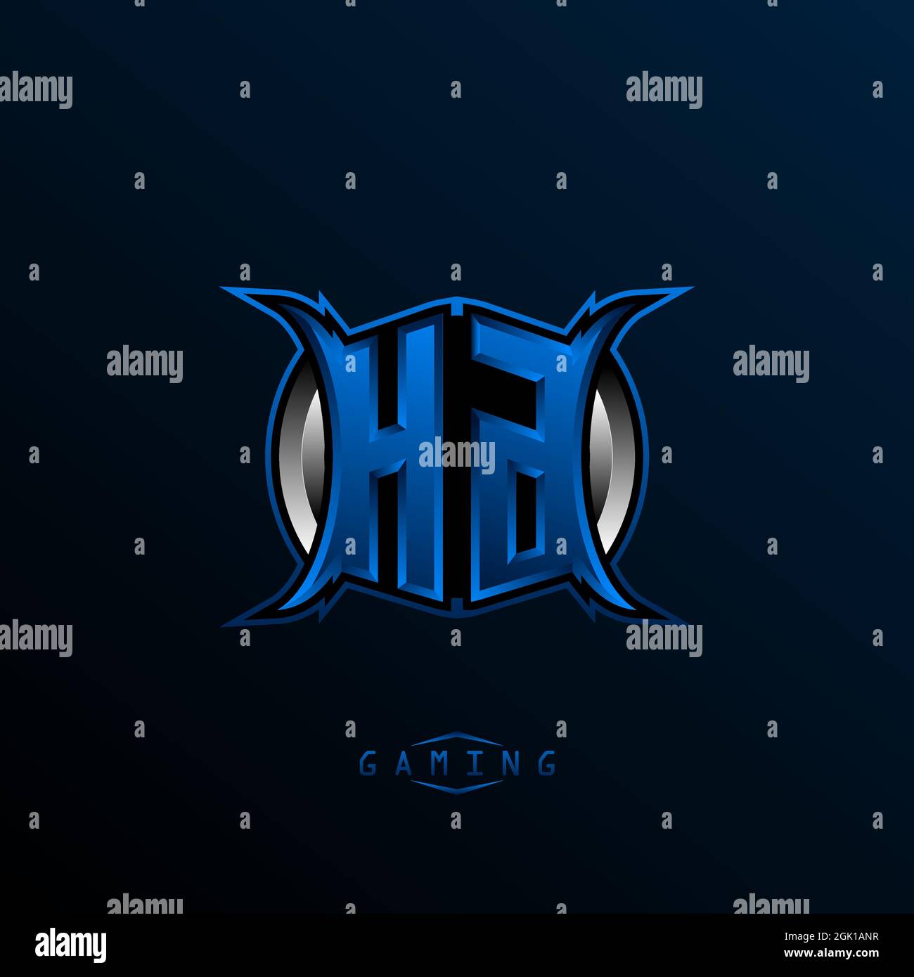 Initial HG logo design, Initial HG logo design with Cool style, Logo ...