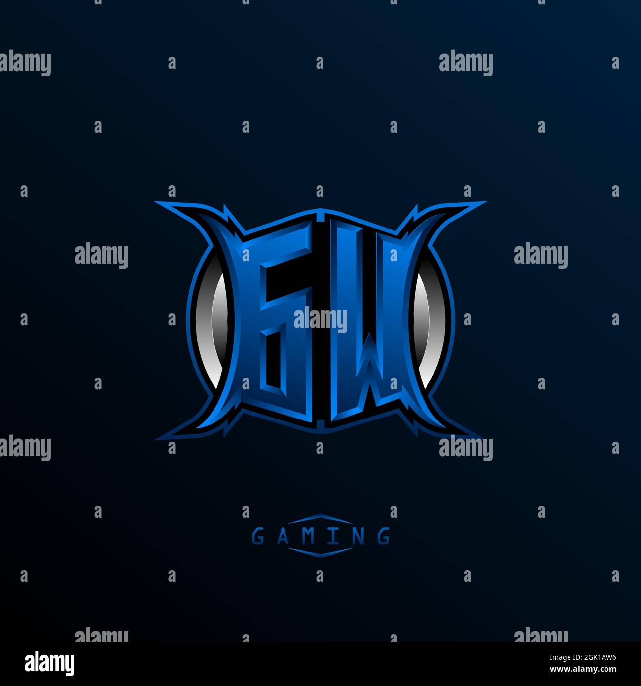 Initial GW logo design, Initial GW logo design with Cool style, Logo ...