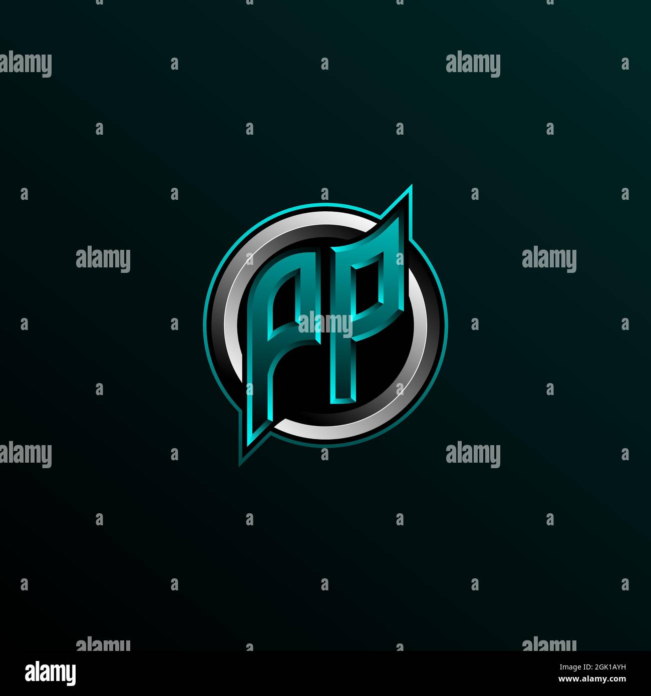 Initial PP logo design, Initial PP logo design with Circle style, Logo ...