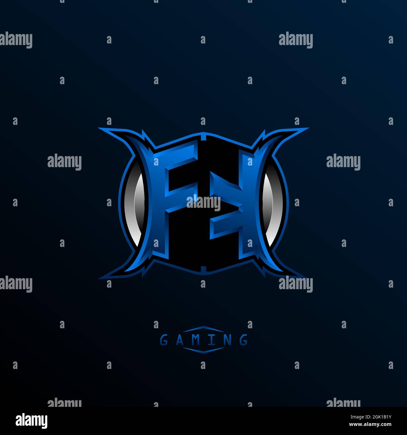 Initial FK logo design, Initial FK logo design with Cool style, Logo ...