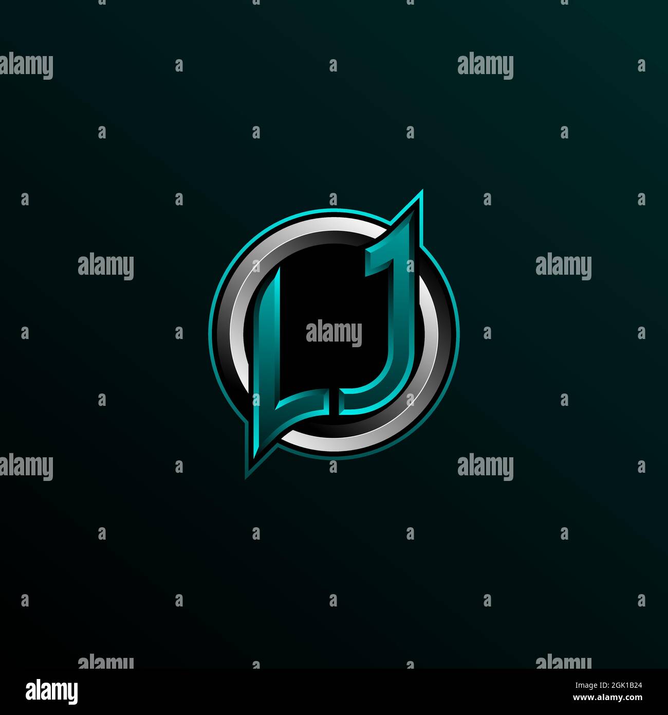 Initial LJ logo design, Initial LJ logo design with Circle style, Logo ...