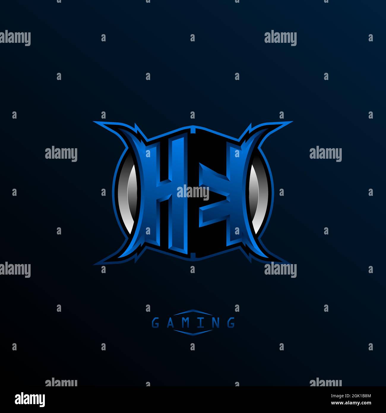 Initial HK logo design, Initial HK logo design with Cool style, Logo ...