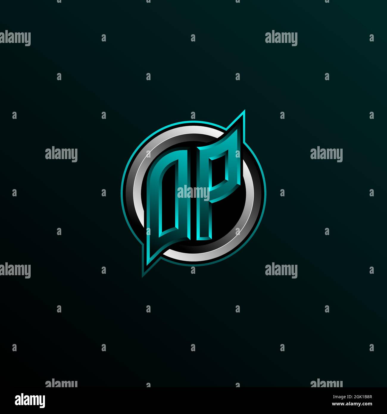 Initial DP logo design, Initial OP logo design with Circle style, Logo ...