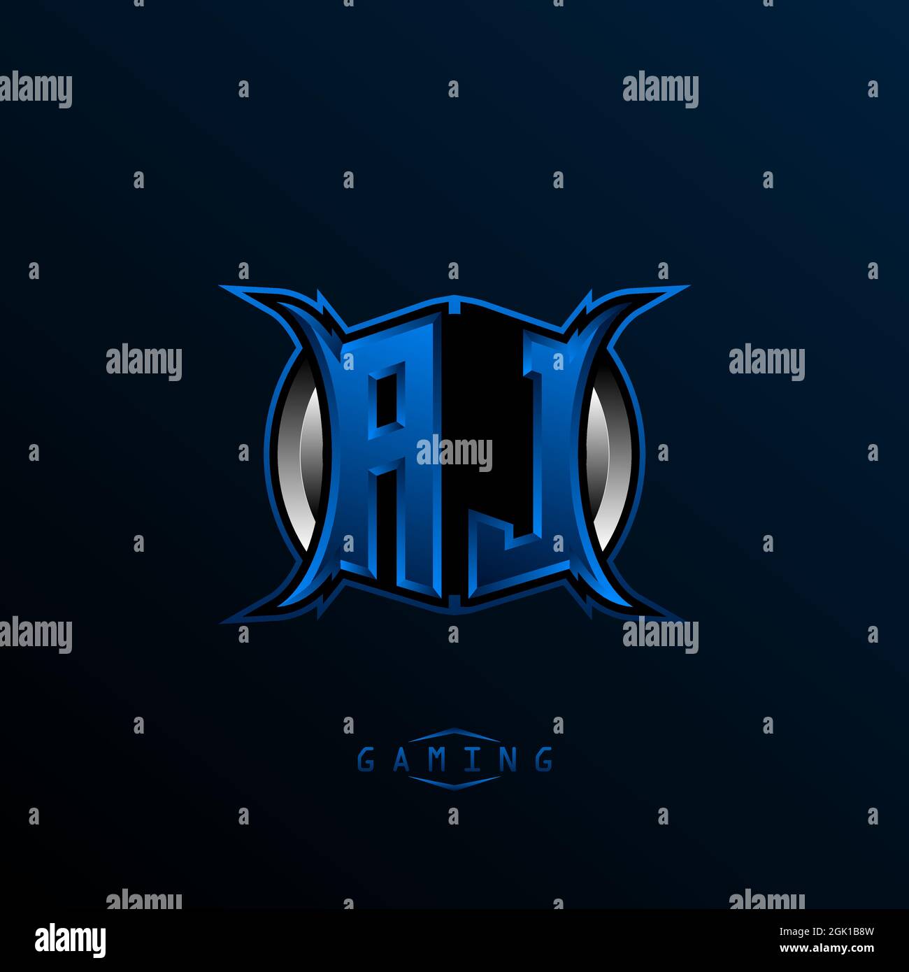 Initial AJ logo design, Initial AJ logo design with Cool style, Logo ...