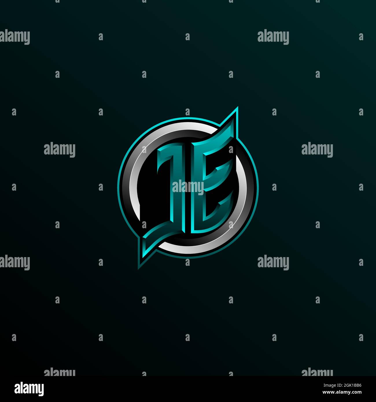 Initial JE logo design, Initial JE logo design with Circle style, Logo ...