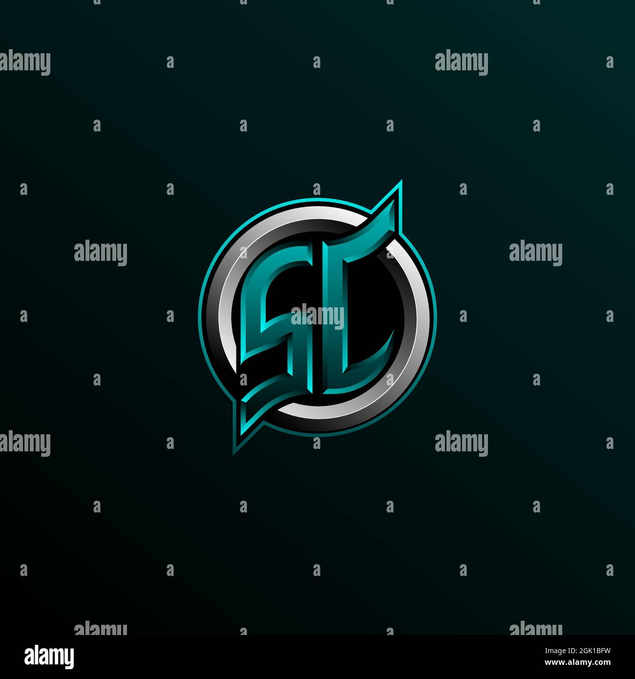 Initial SC logo design, Initial SC logo design with Circle style, Logo ...