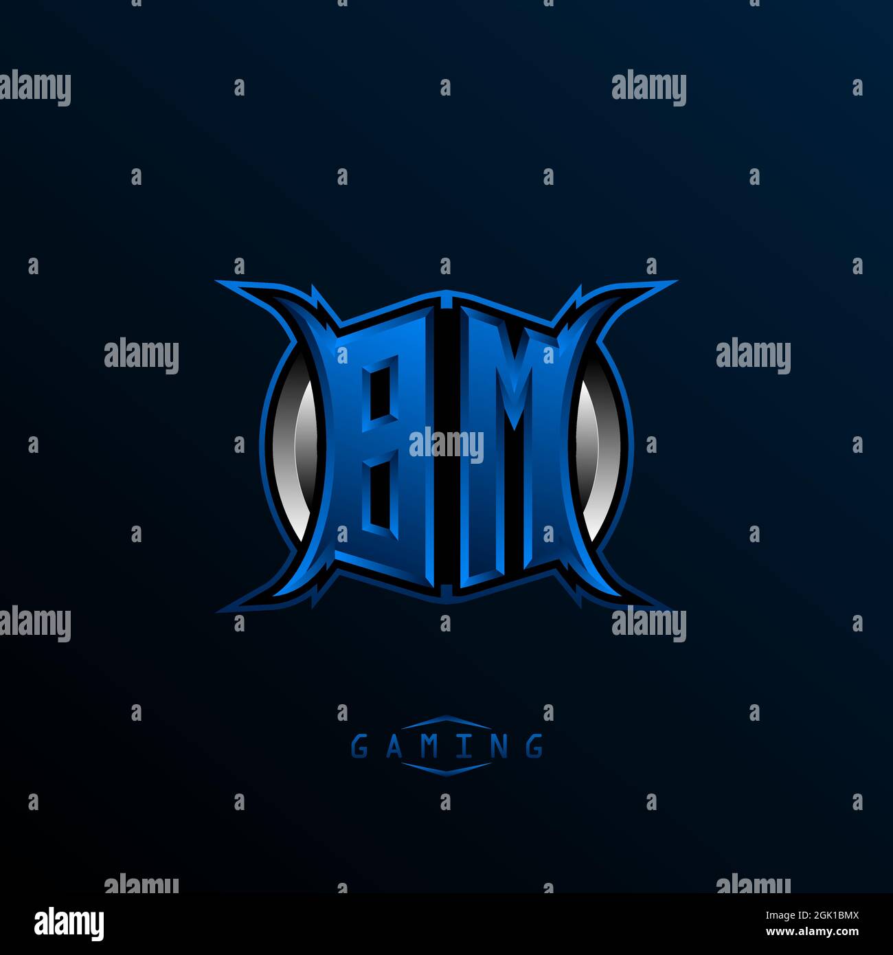 Initial BM logo design, Initial BM logo design with Cool style, Logo ...