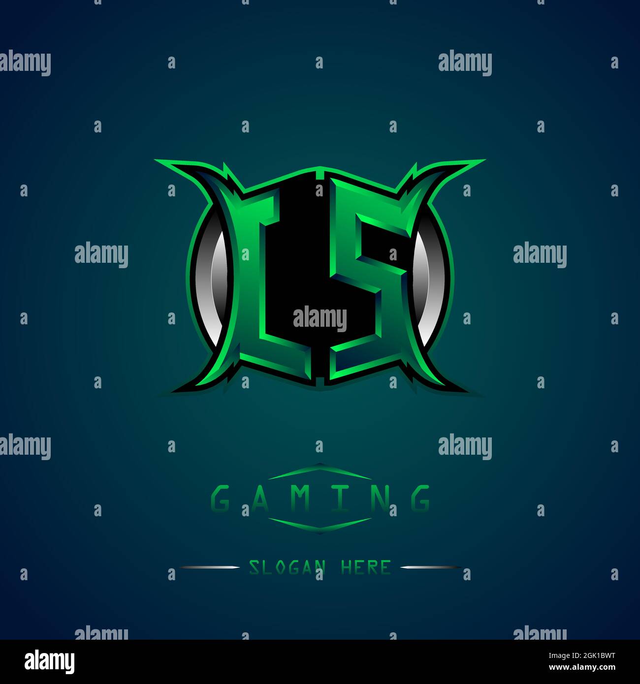 LS Initial Logo Design Cool style, Logo for game, esport, initial ...