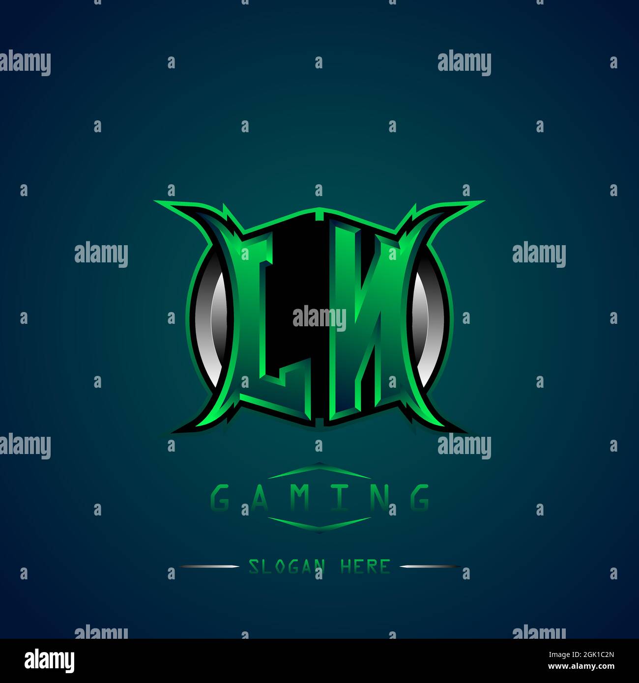 Ln gaming logo hi-res stock photography and images - Alamy